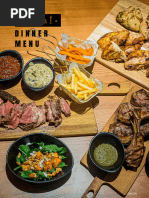 Billy G Menu 2025 | PDF