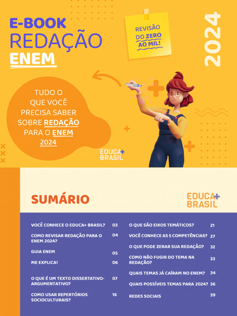 Ebook Redacao Enem 2024 | PDF