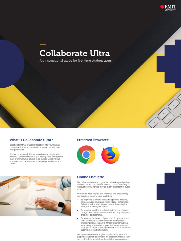 Collaborate Ultra Guide Students | PDF | Human Communication | World ...