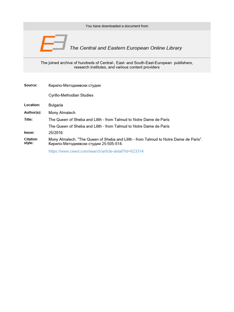 ISBN - The-Queen-Of-Sheba-And-Lilith-From-Talmud-To | PDF | Lilith ...