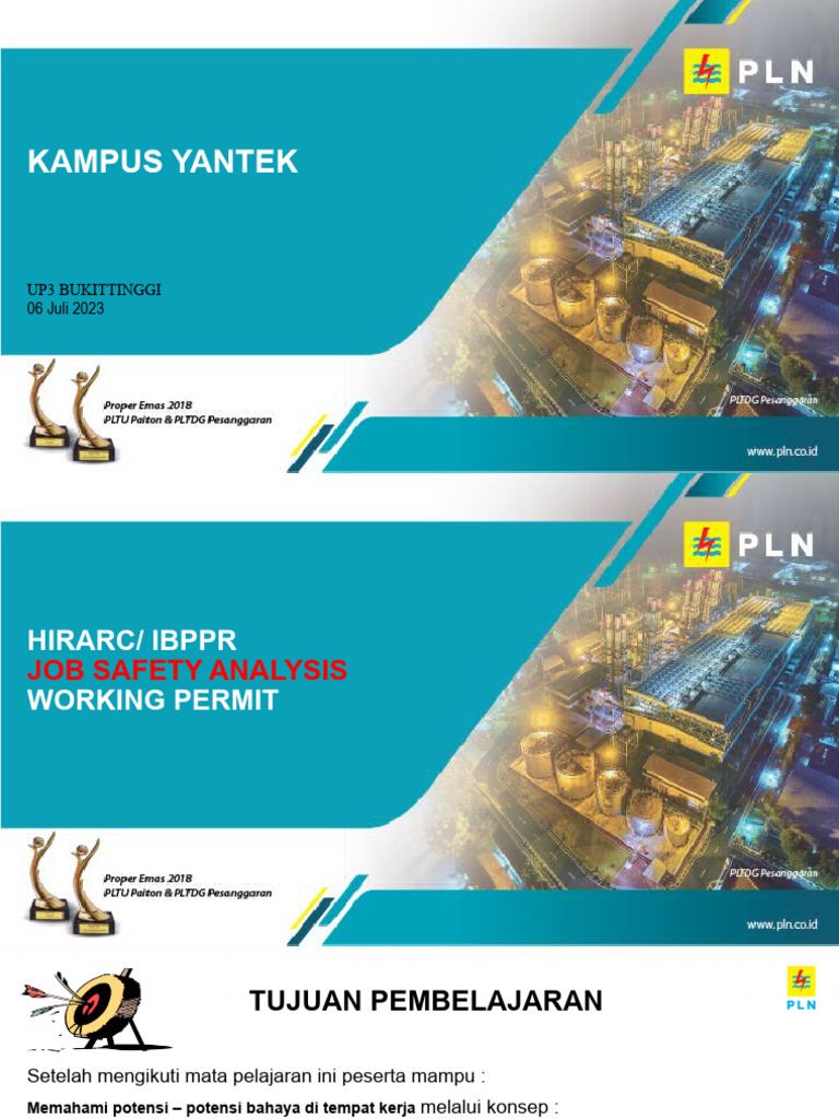 HIRARC, JSA, Working Permit | PDF