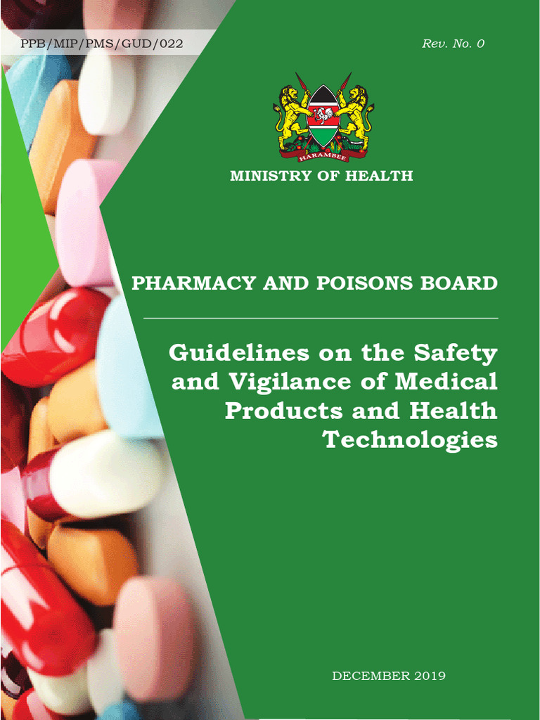 Guidelines On The Safety and Vigilance of Medical Products and Health ...