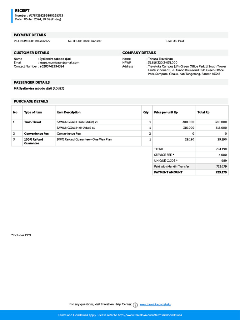 receipt | PDF | Service Industries | Payments