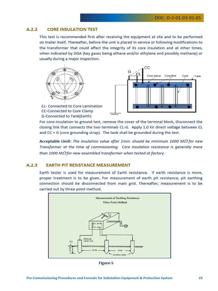 Substation Equipment Pre-Commissioning Tests | PDF | Transformer ...