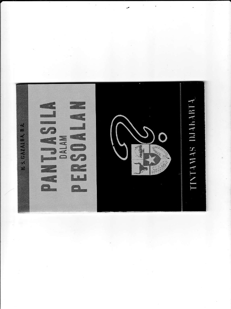 Pancasila Dalam Persoalan Sidi Gazalba | PDF