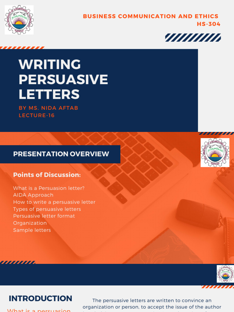 Persuasive Letter Writing Guide | PDF | Persuasion | Argument