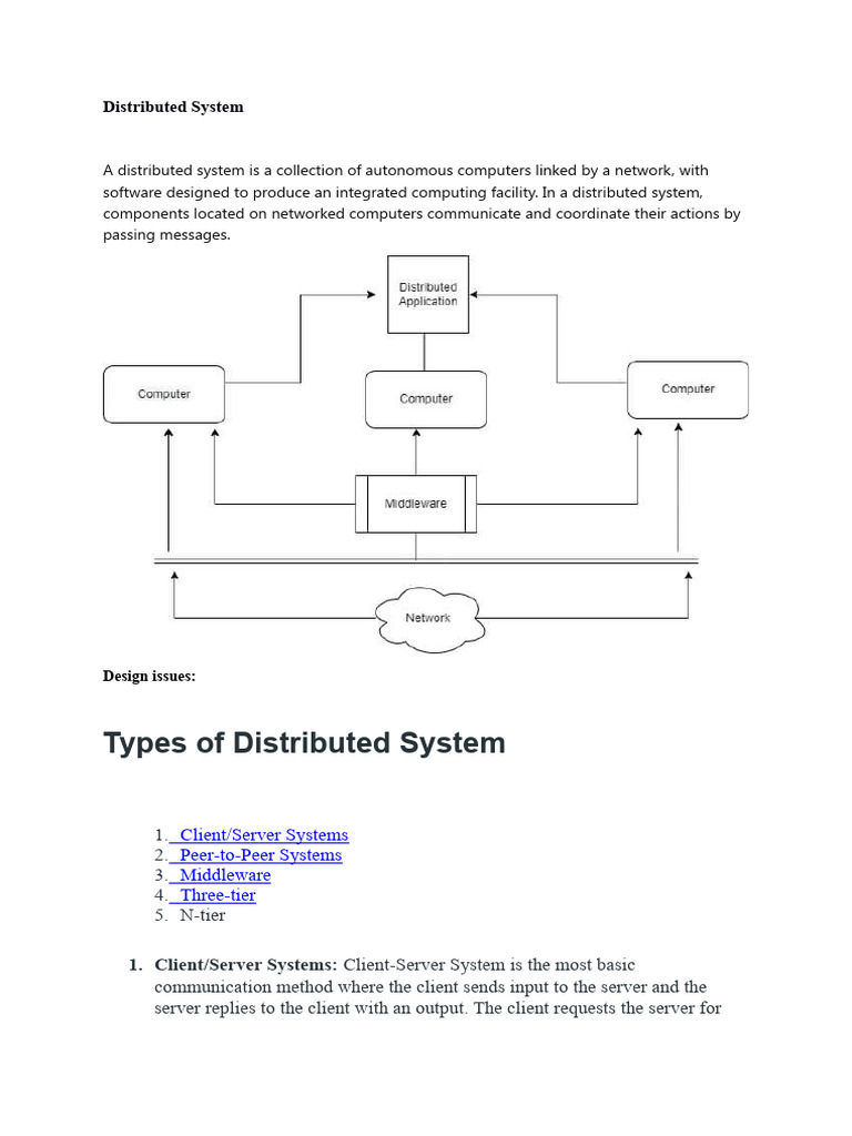 DC-Unit 1 | PDF | Client–Server Model | Operating System