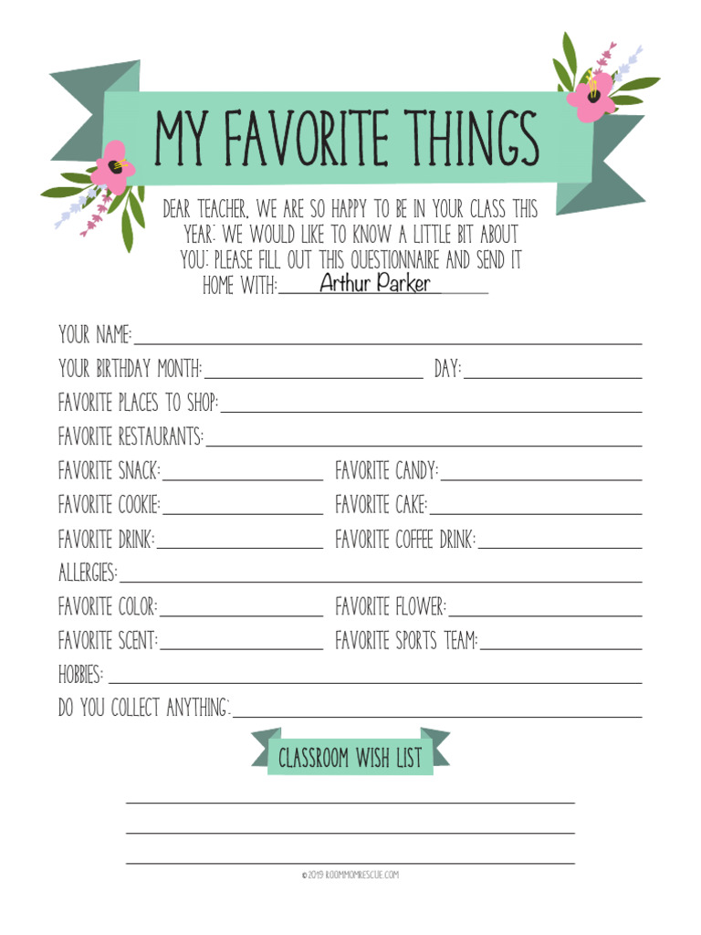 Favorite Things 04 Color | PDF | Cooking, Food & Wine | Lifestyle