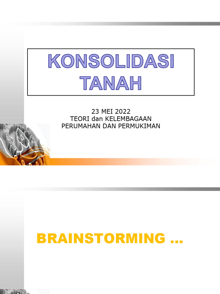 Konsolidasi Tanah 2022 | PDF | Sains & Matematika