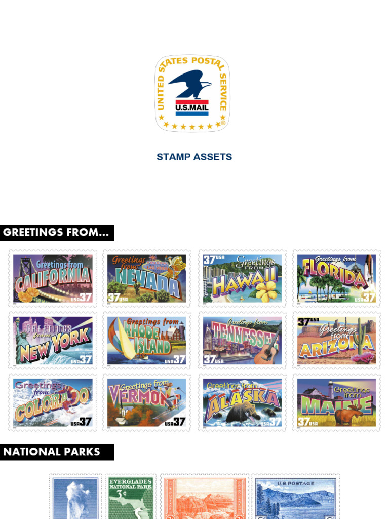 USPS Stamps V1.2 | PDF | Travel
