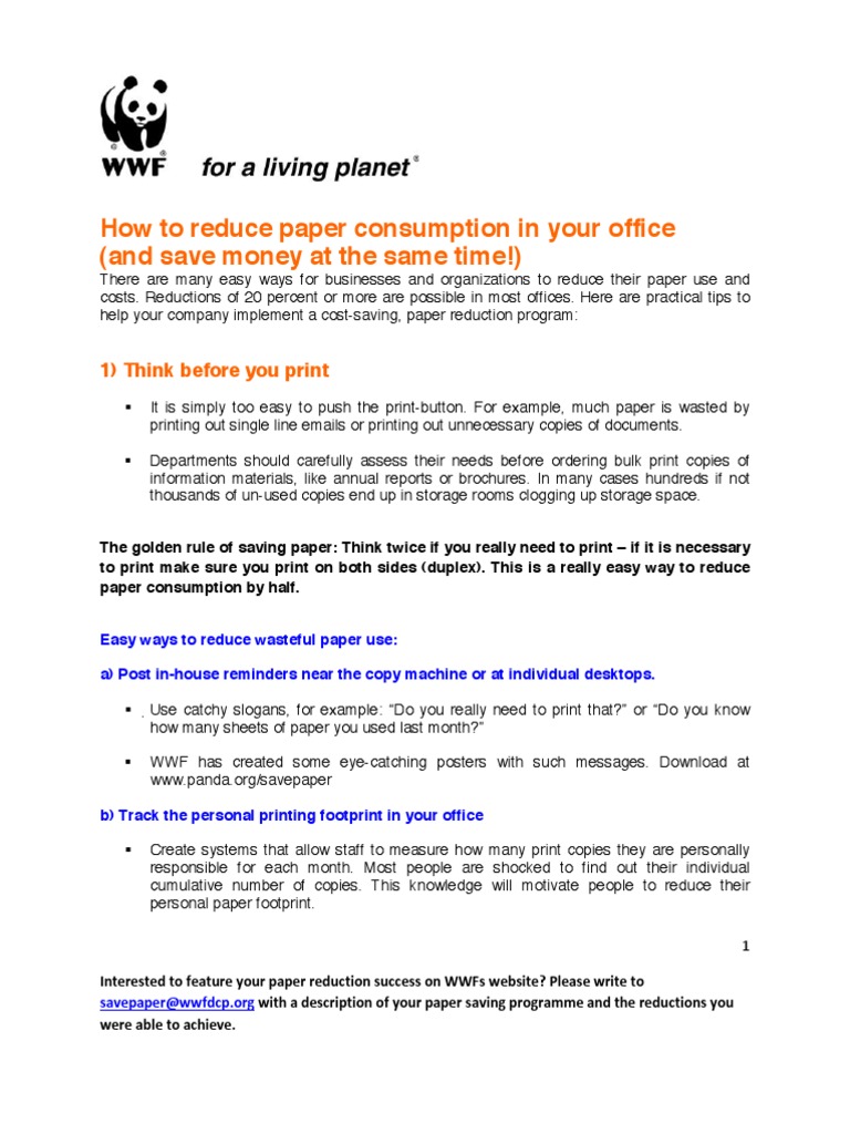 Paper Saving Tips | PDF | Fax | Photocopier