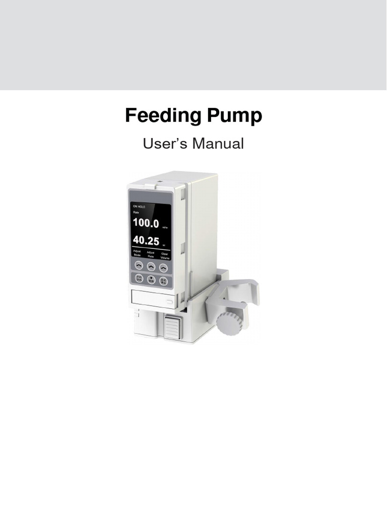 User Manual - Feeding Pump (AV-300F) | PDF | Pump | Vacuum Tube