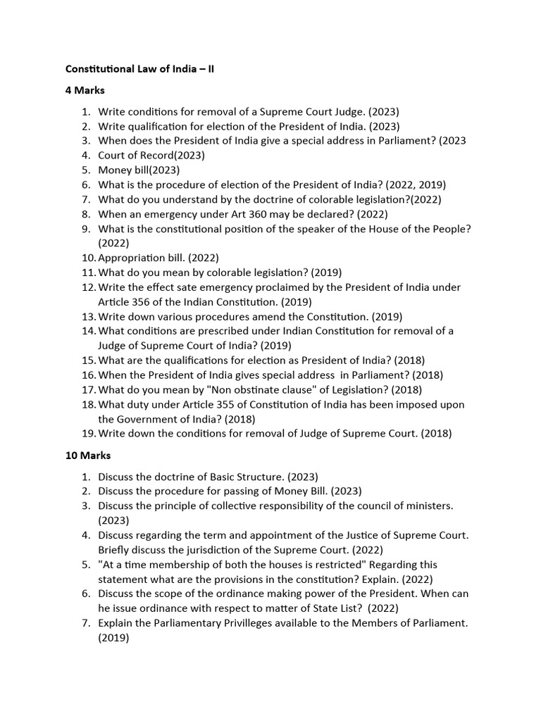 Constitutional Law of India | PDF | Judiciaries | Statutory Law