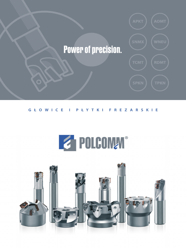 Polcomm Glowice I Plytki-Frezarskie | PDF