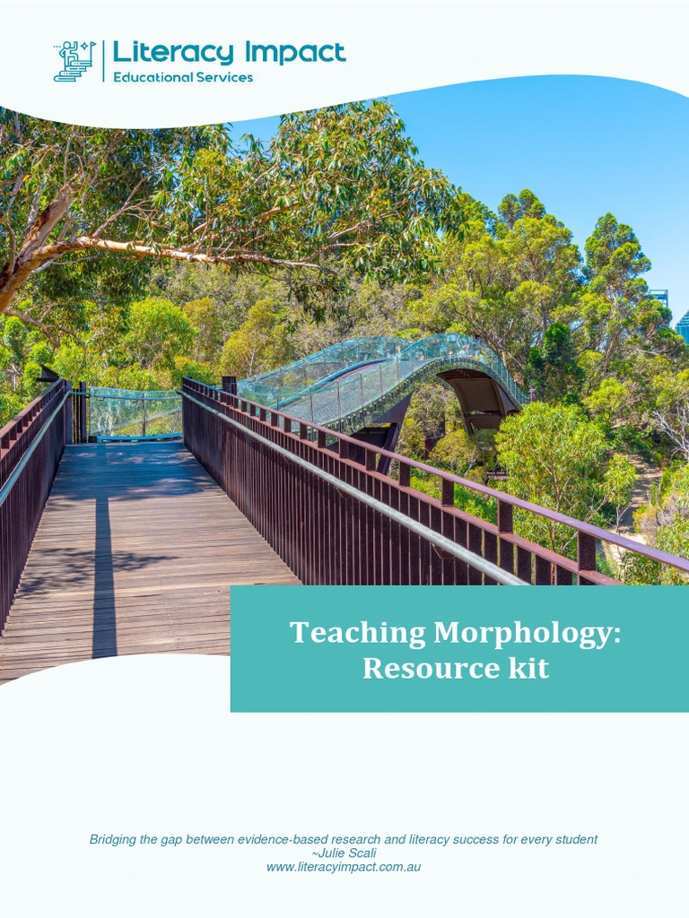 Morphology Teaching Guide | PDF | Morphology (Linguistics) | Word