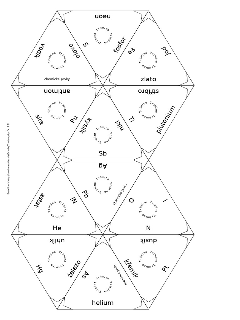 Trimino - Chemické Prvky | PDF