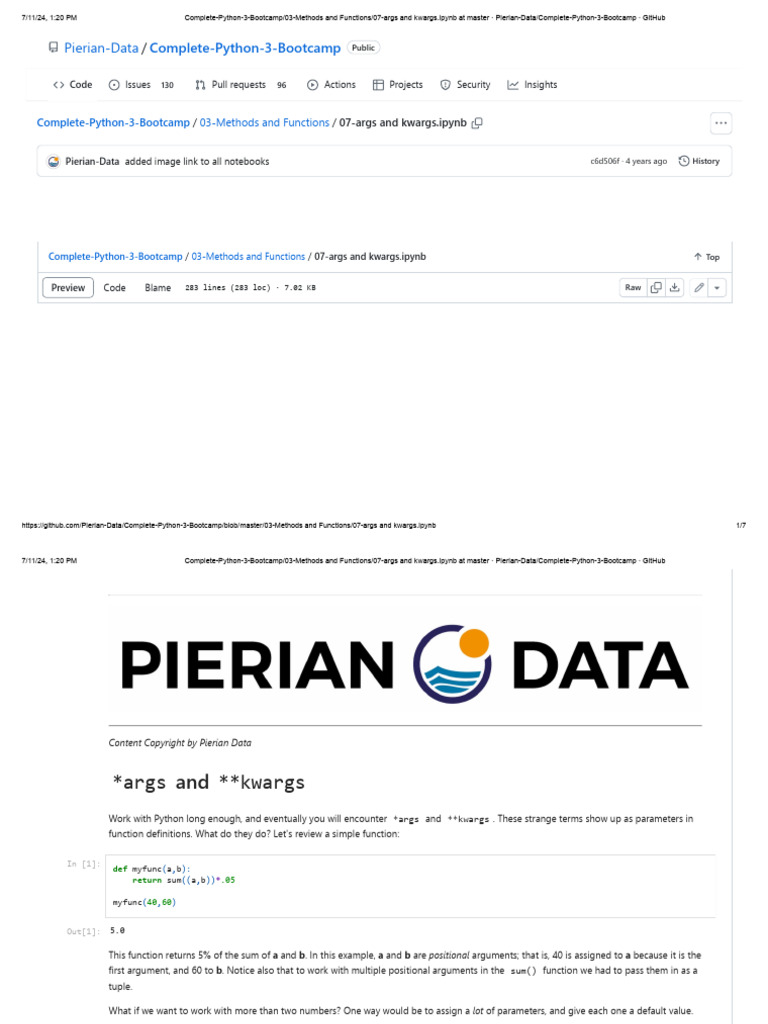 Complete-Python-3-Bootcamp - 03-Methods and Functions - 07-Args and Kwargs - Ipynb at Master ...
