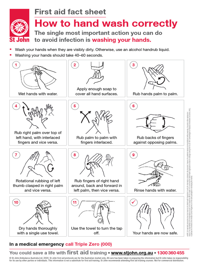 Fact sheets_handwashing | PDF | Hand Washing