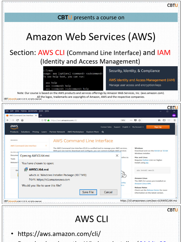 3.2+ +Access+S3+Through+AWS+ +CLI+With+IAM+User+Credentials | PDF ...