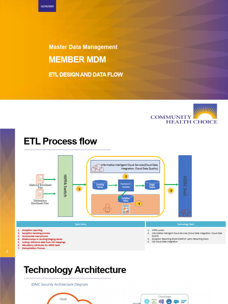ETL Design and Data Flow | PDF | Cloud Computing | Data Quality