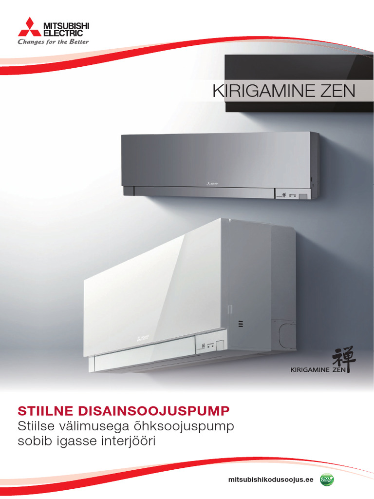 Mitsubishi Electric MSZ EF VGK - R32 - Broshyyr Kodukliima | PDF