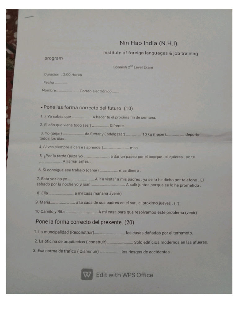 Exam Paper ? | PDF