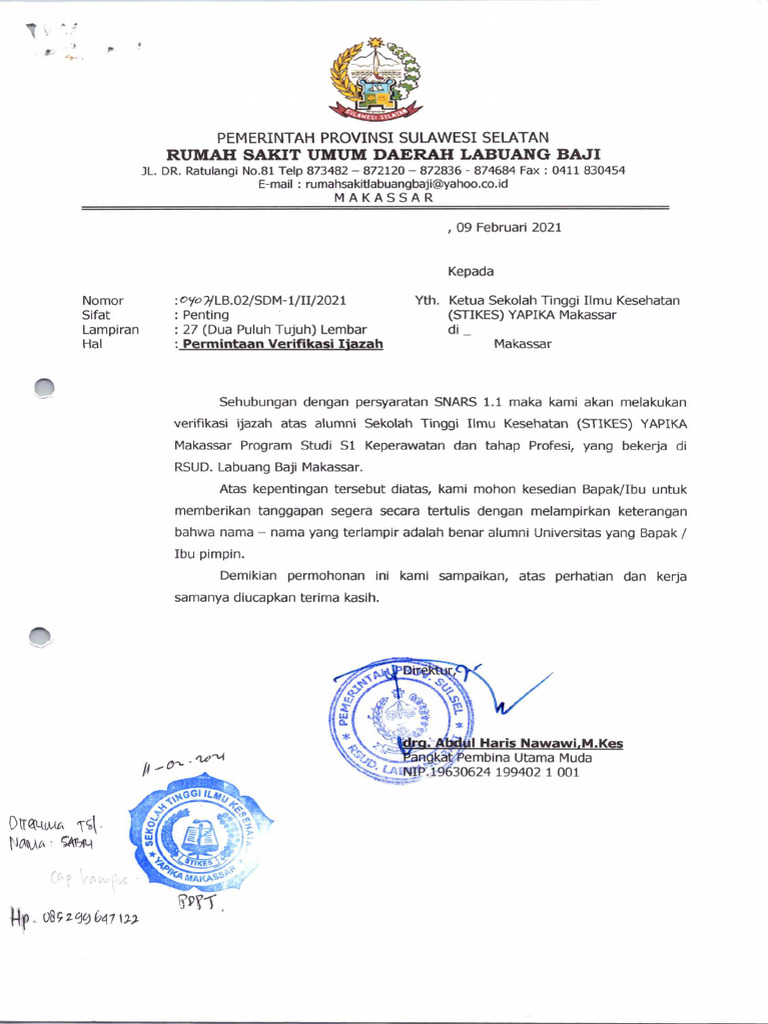 KPS 14 Ep 3 Permintaan Verifikasi Ijazah | PDF