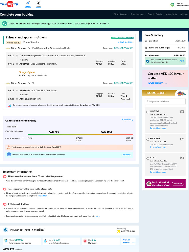 MakeMyTrip CCCCD | PDF | Credit Card | Travel Visa