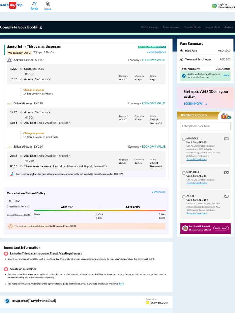 MakeMyTrip CCVF | PDF | Credit Card