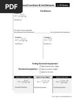 1.7A Rational Functions & End Behavior | PDF | Function (Mathematics) | Polynomial