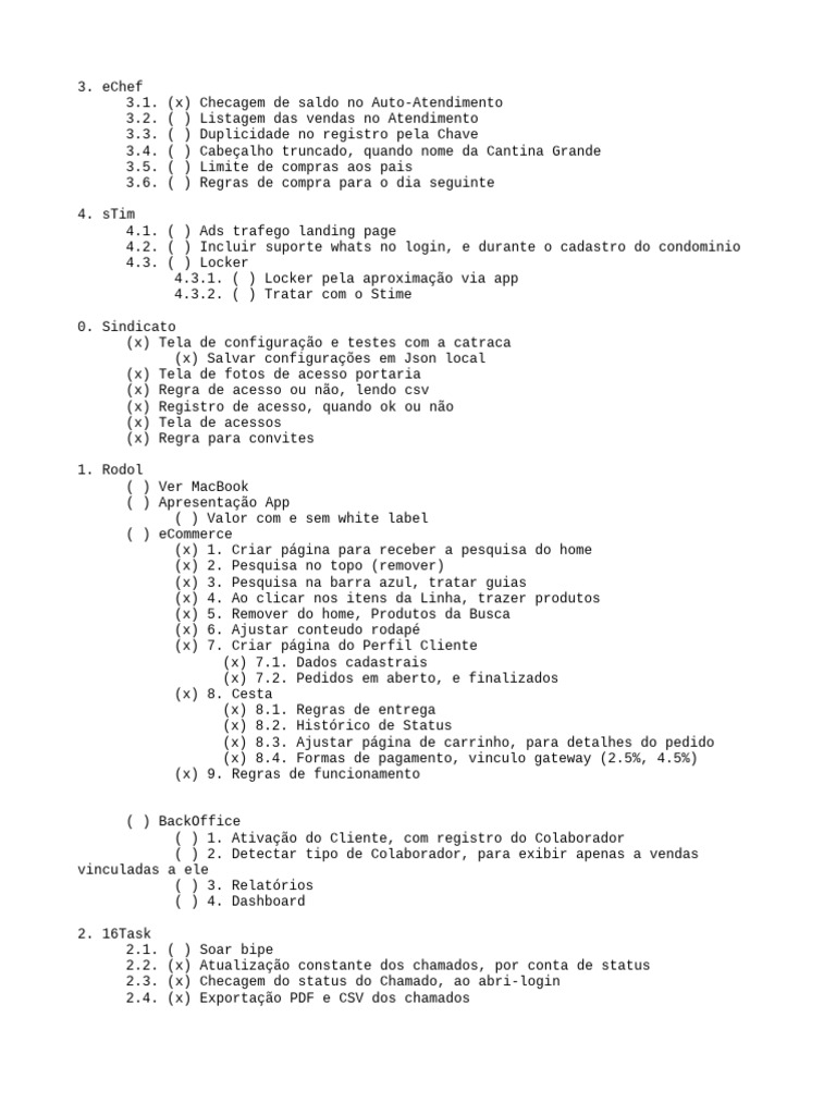 Pendencias 16 Apps | PDF