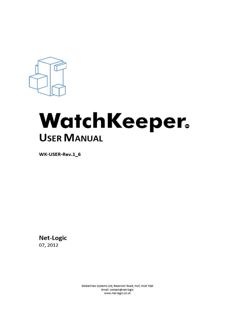 WatchKeeper User Manual WK - USER - Rev1 - 6 | PDF | Computing ...