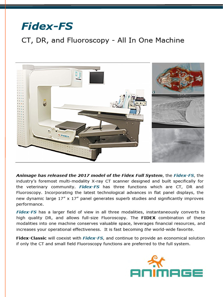 FIDEX FS Brochure 2018 | PDF | Ct Scan | Tomography