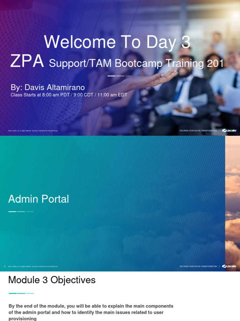 ZPA Admin Portal Training Overview | PDF | Mobile App | Login