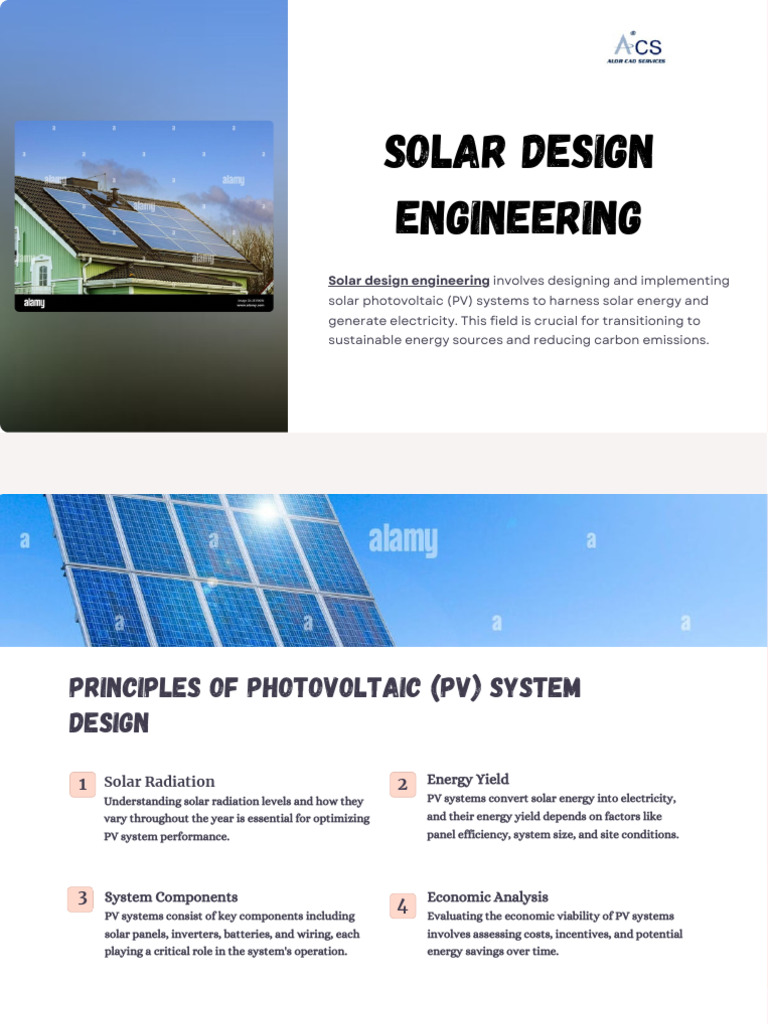 Solar Design Engineering | PDF | Photovoltaic System | Photovoltaics