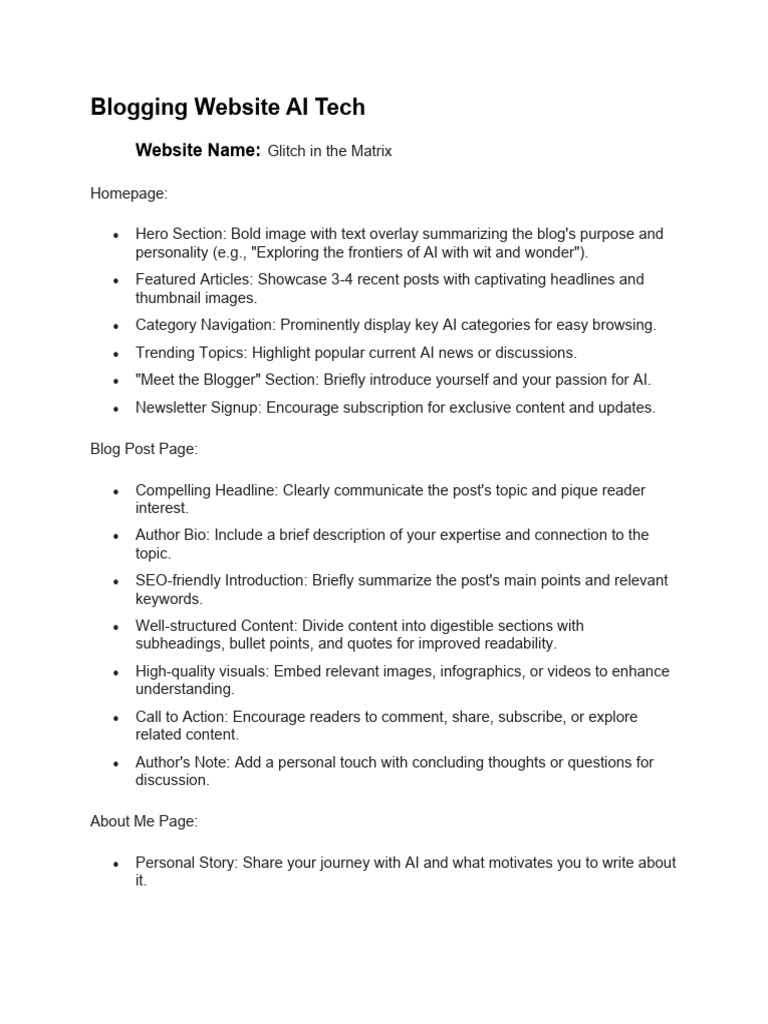 Website Requirements | PDF | Artificial Intelligence | Intelligence (AI) & Semantics