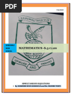 S3 Physics | PDF | Collision | Momentum