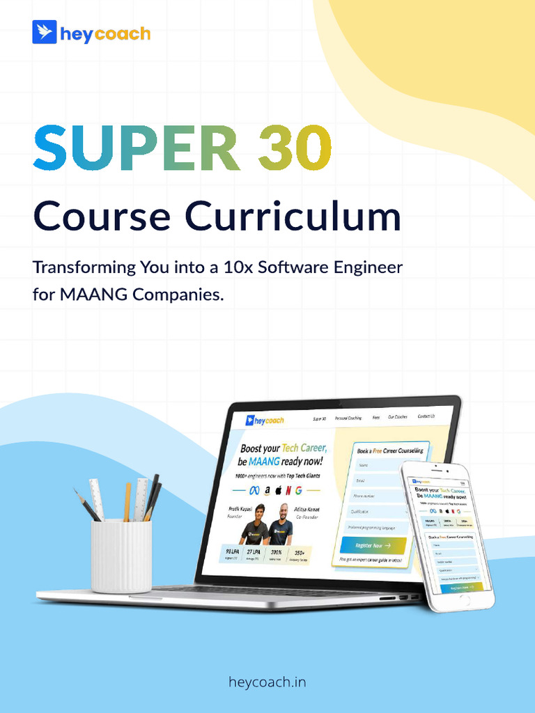 Super 30 Course Syllabus Overview | PDF | Dynamic Programming | Databases