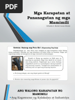 AP 9 Karapatan NG Mamimili | PDF