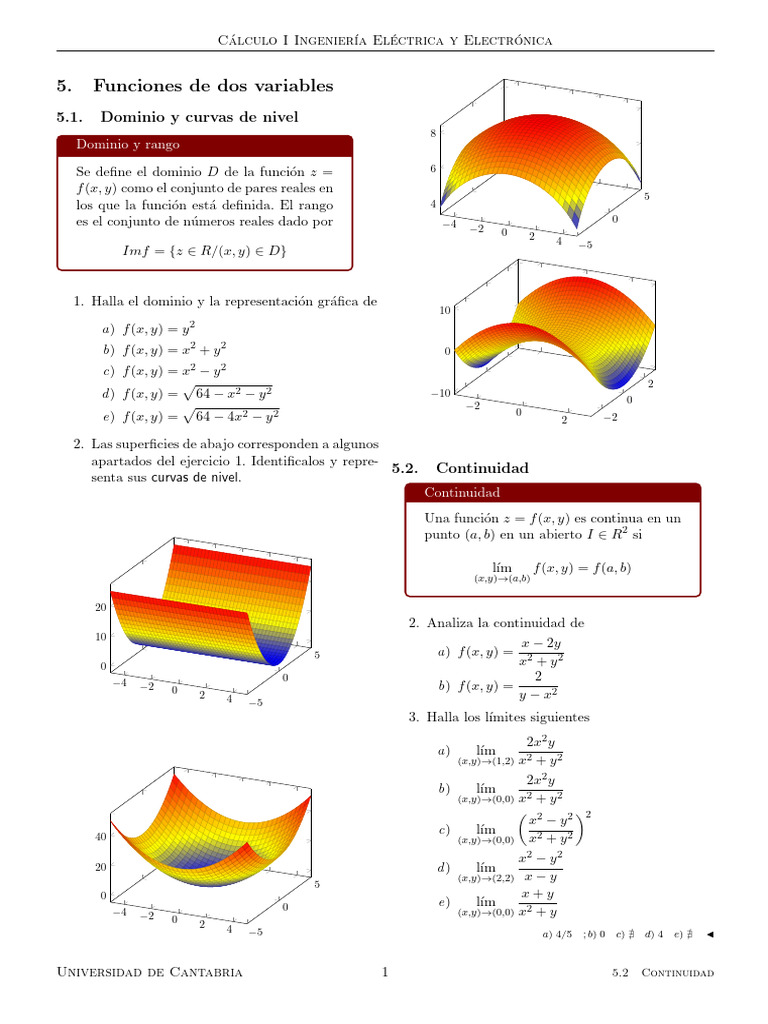 2 Variables | PDF | Derivado | Curva