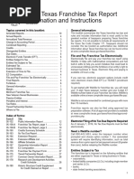 2024 Texas Franchise Tax Report Information and Instructions | PDF ...