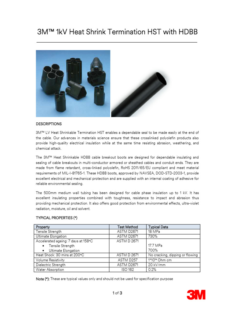 Technical Catalog of HST-1-5-L500mm | PDF | Physical Sciences ...