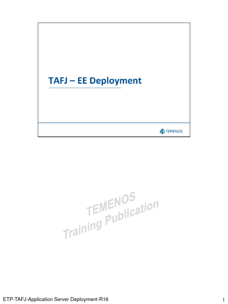 9.TAFJ TAFJ EE JBoss Eap 6x R17.01 | PDF | Computing | Computing Platforms