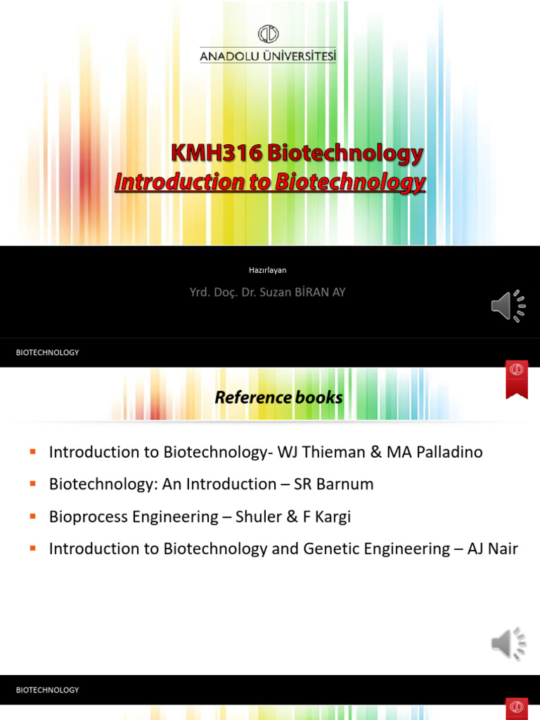 KMH316 Introduction To Biotechnology | PDF | Biotechnology ...