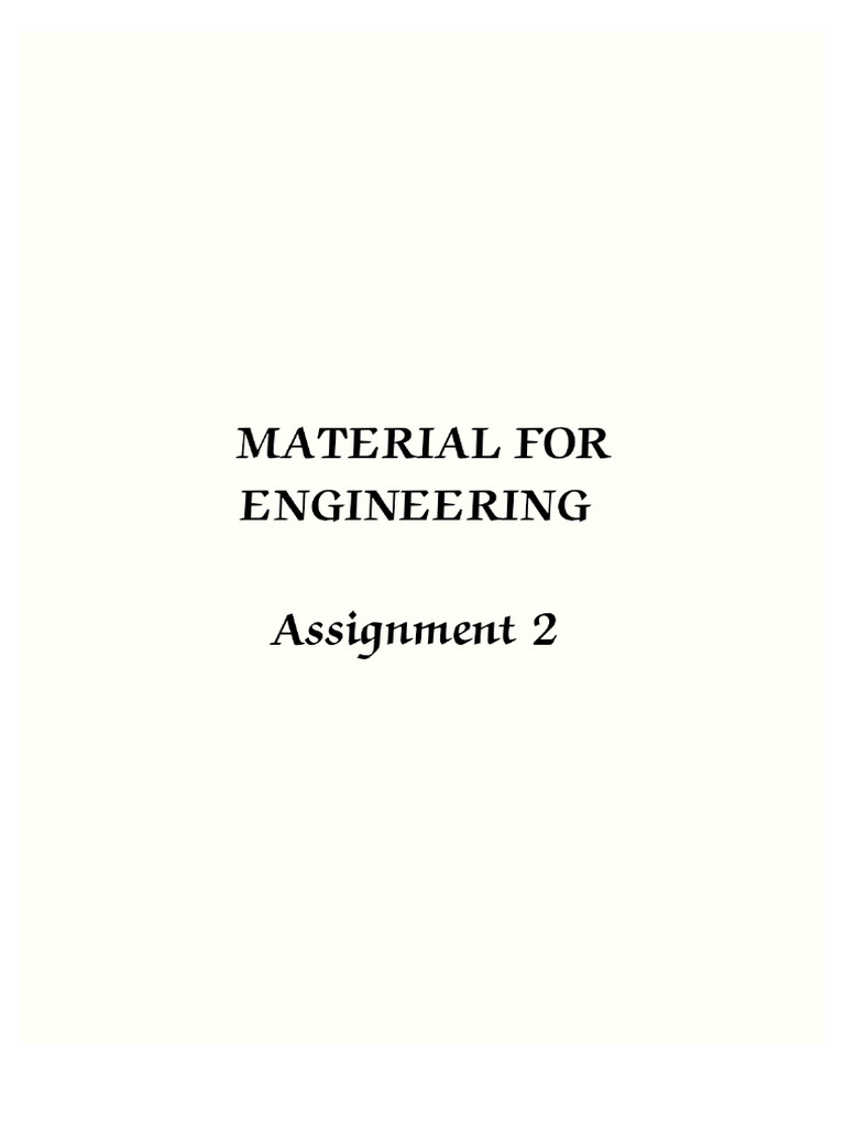 ME Assignment 2 | PDF