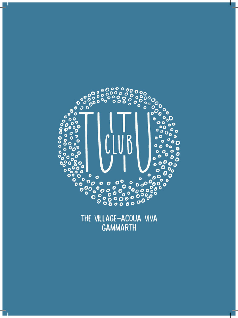 Menu TUTU Club Impression | PDF