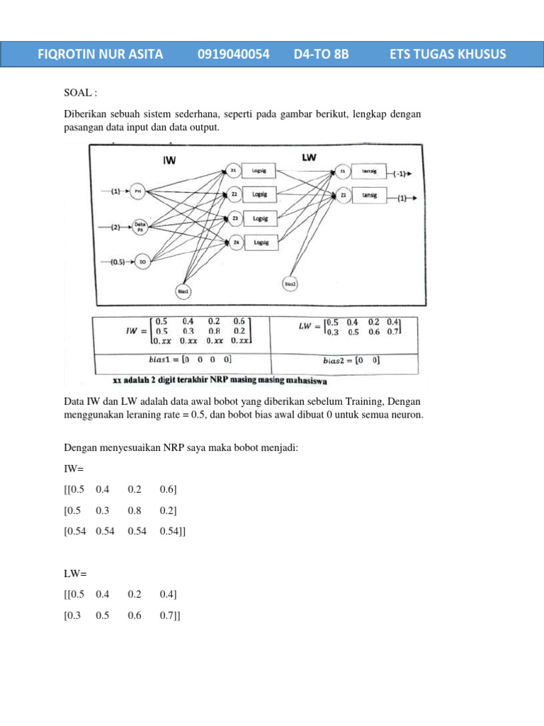 Proses Training Neural Network Asita | PDF | Computer Science | Classes ...