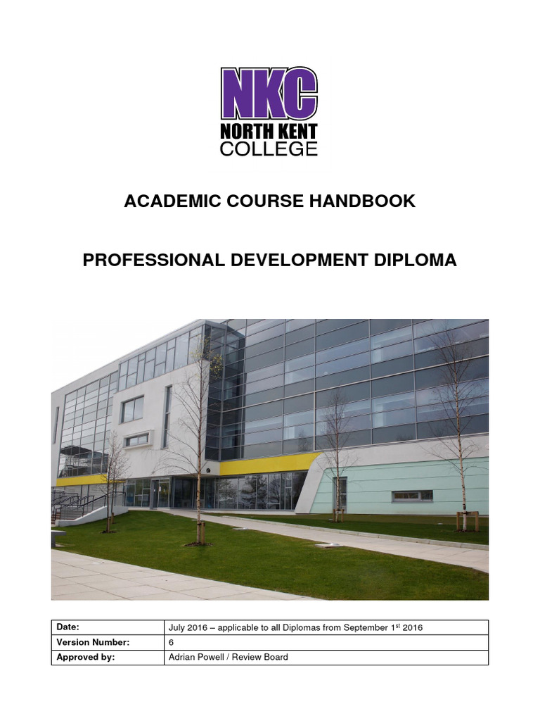 Professional Development Diploma Guide | PDF | Plagiarism | Turnitin
