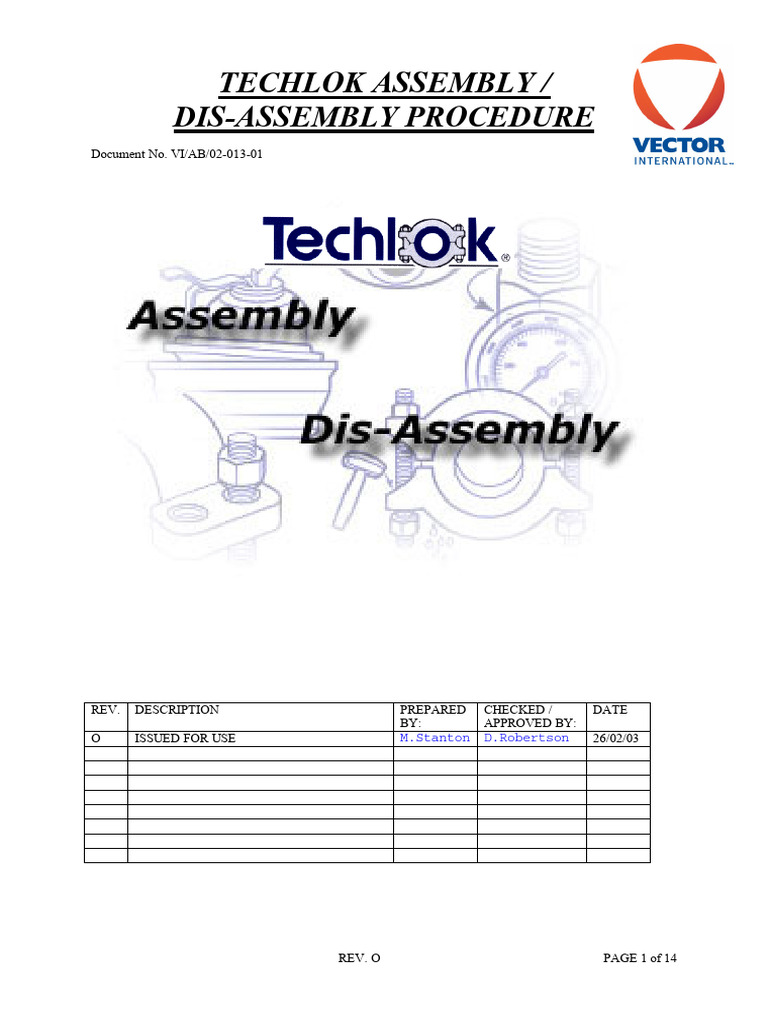 Techlok Procedure | PDF
