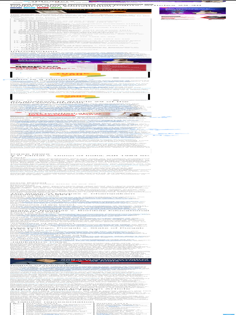 Cultural and Educational Rights Articles 29-30 Under Indian ...